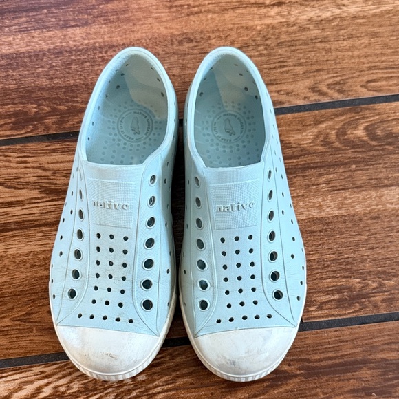 Native | Shoes | Native Blue Water Shoes With Perforated Design | Poshmark